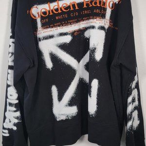 Off-White | Sweaters | Offwhite Cartoon Golden Ratio Sweatshirt | Poshmark